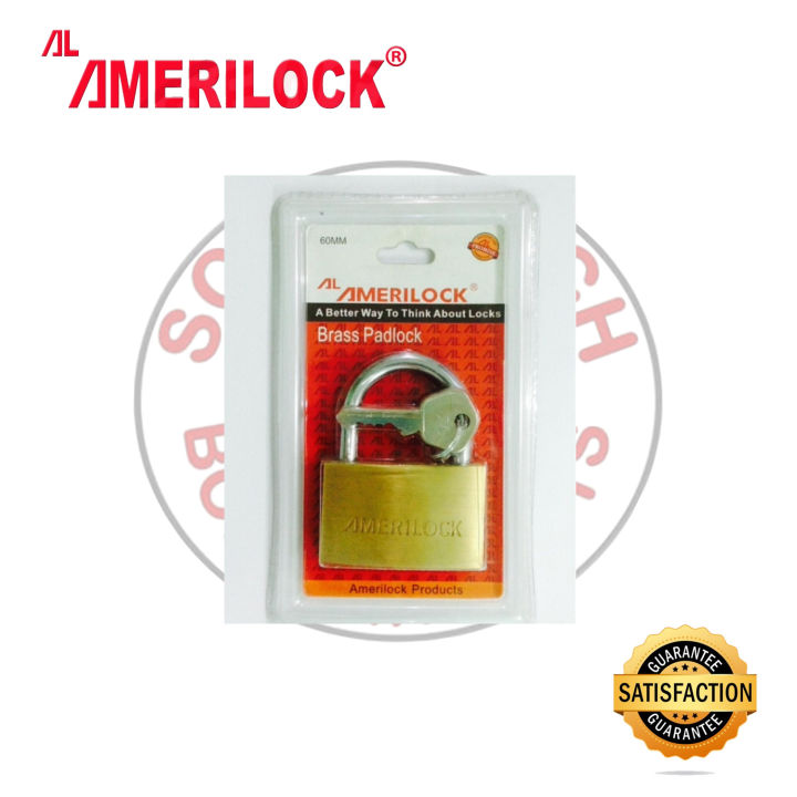 AMERILOCK Brass Padlock 60mm | Lazada PH