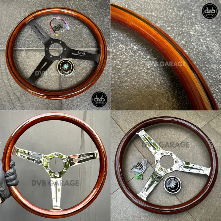 STIR NARDI WOOD CLASSIC 14" IMPORT - STEERING WHEELS KAYU SETIR STEER ...