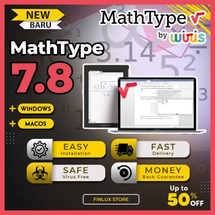 [VIDEO] MathType 7.8.0 Latest 2024 Lifetime For Windows & McOS | Lazada PH