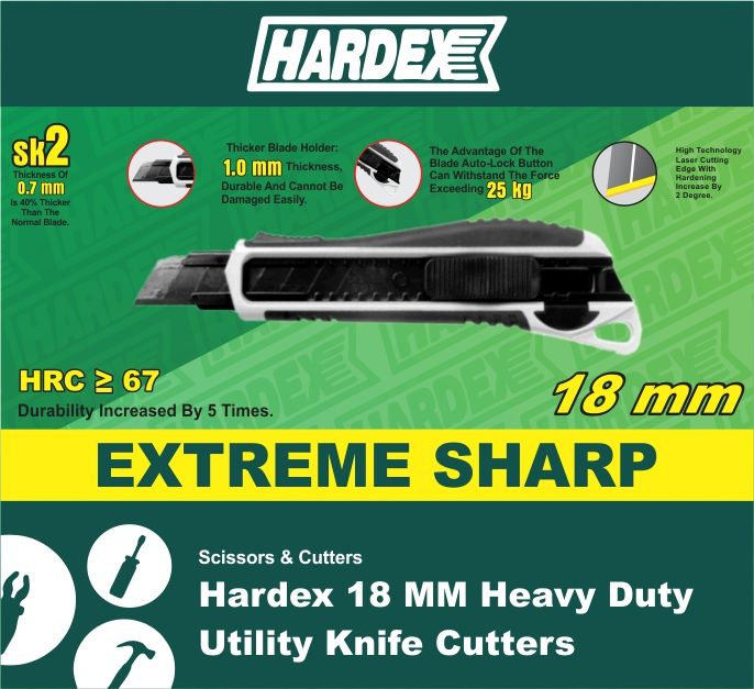 Hardex 18 MM Heavy Duty Utility Knife Cutters | Lazada