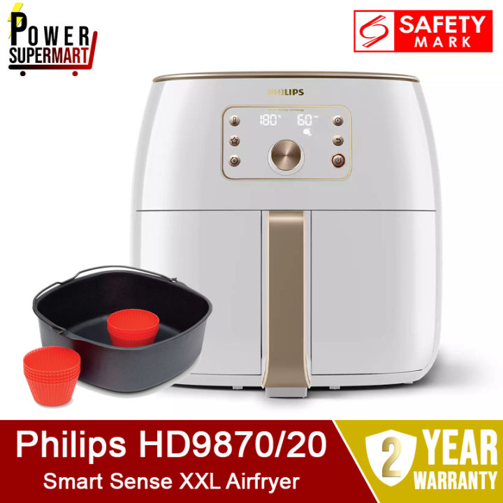 Philips HD9870 XXL Air Fryer. Also known as HD9870/20. FREE Philips XXL ...