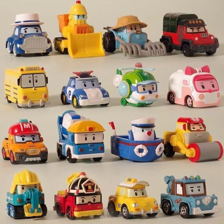 [Toy paradise} 28 Style Silverlit Robocar แบบเกาหลีหุ่นยนต์ลูกเต๋าของ ...