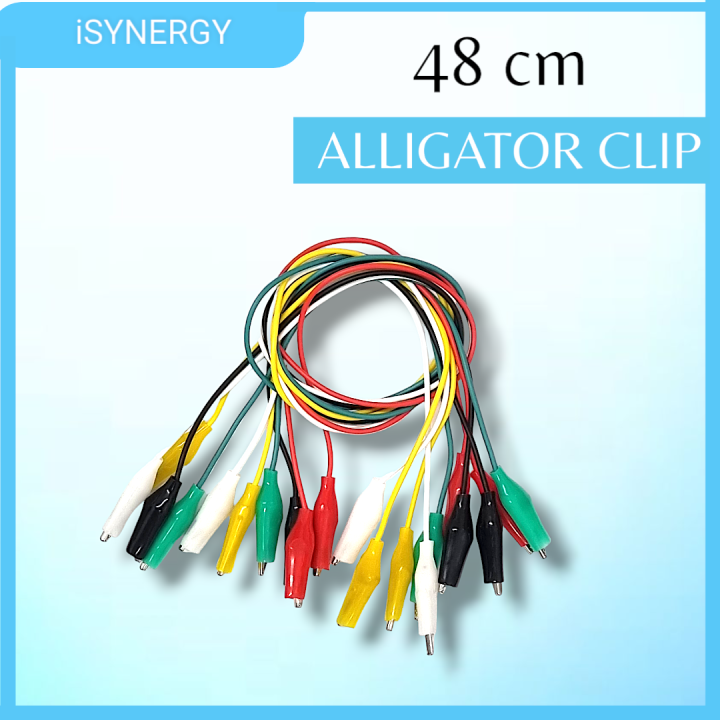48cm ALLIGATOR CLIP CONNECTOR CROCODILE WIRE | Lazada PH