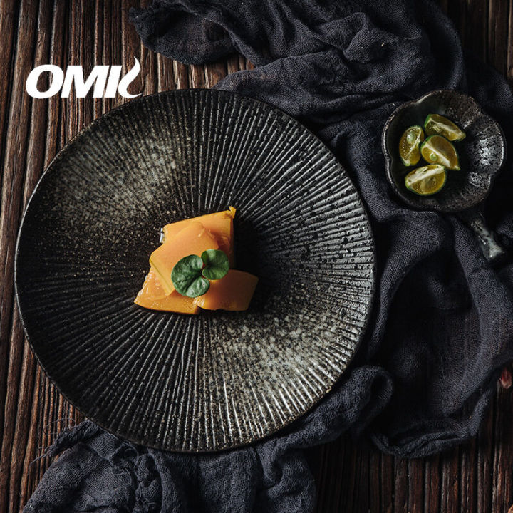 OMK Japanese Style Ceramic Dinner Plate Tableware Set | Lazada Singapore