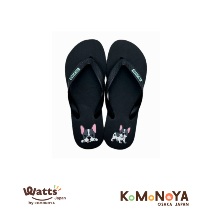 Komonoya รองเท้าแตะชาย SL-01 SIZE41ดำ | Lazada.co.th