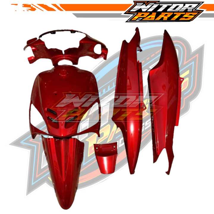 Full Body Halus Yamaha Mio Sporty Mio Lama Merah Marun / Full Bodi ...