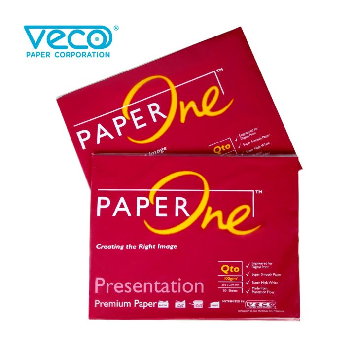 Veco PaperOne 100gsm 50's/set (2sets) | Lazada PH