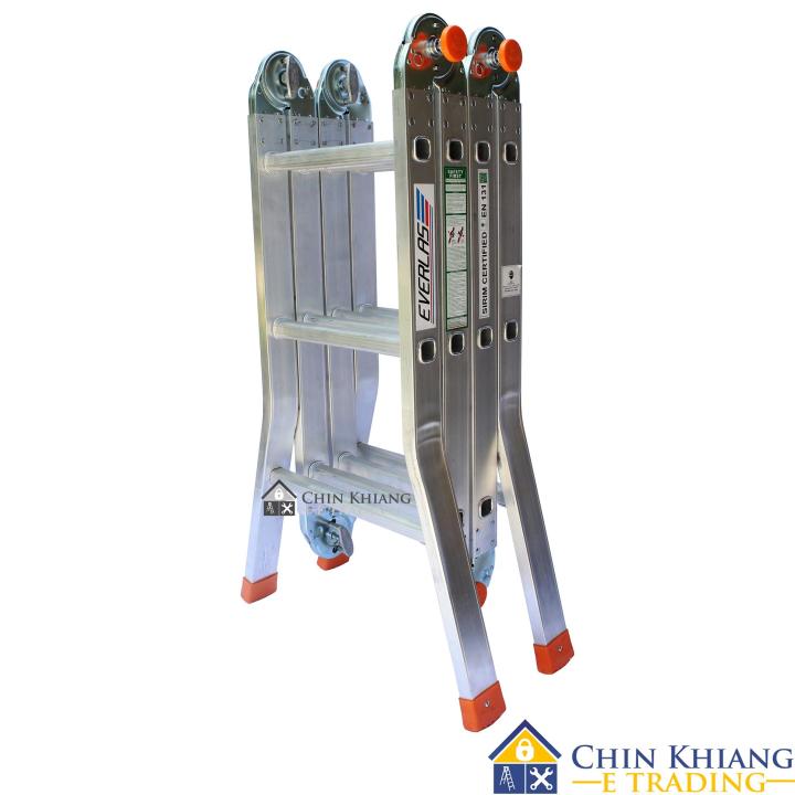 Everlas YMPRH16 16 Steps Multipurpose Ladder with Staging Board | Lazada