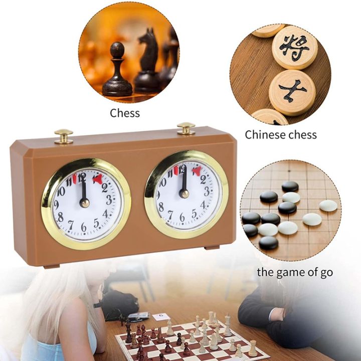 (RWDT) Mechanical Chess Clock Analog for Chess Game Clock Official ...