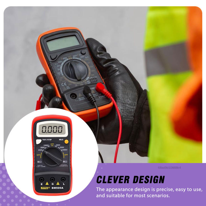 Digital Insulation Resistance Tester Auto-Ranging Digital Megohmmeter ...