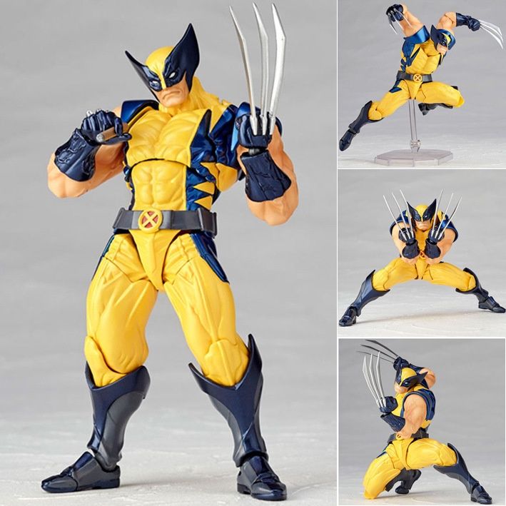 Kaiyodo Revoltech Amazing Yamaguchi Wolverine Marvel X Men Figure Toy ...