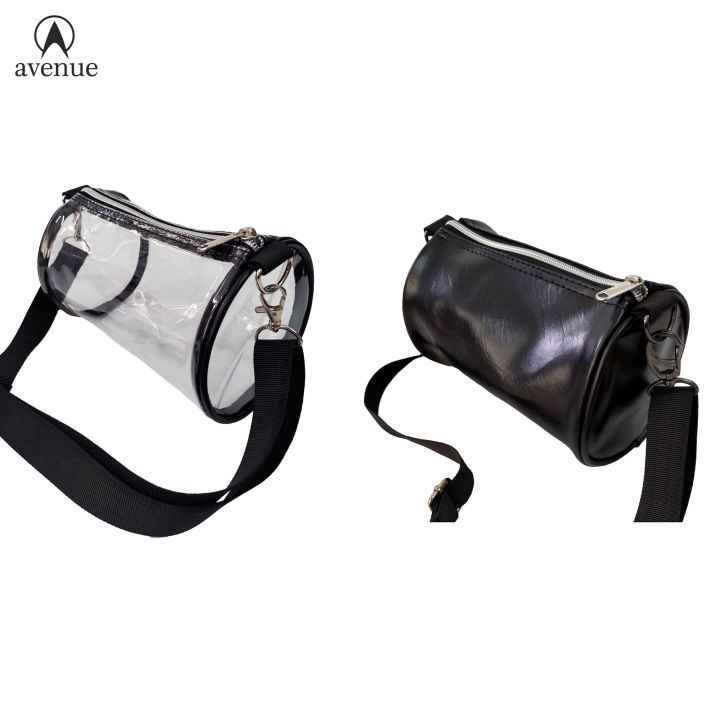 Avenue Transparent PVC Clear Sling Bag #301 Shoulder Bag Thick Plastic ...