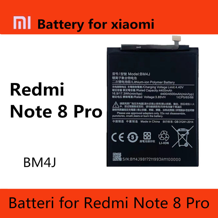 Battery Bateri for Redmi Note 8 Pro Batery xiaomi Redmi BM4J | Lazada