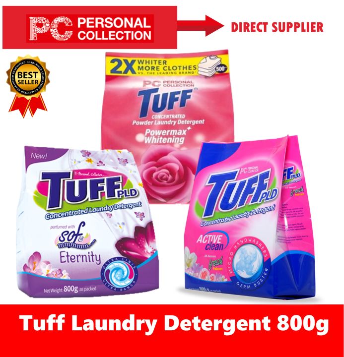 Tuff Powder Laundry Detergent 800g - Personal Collection | Lazada PH