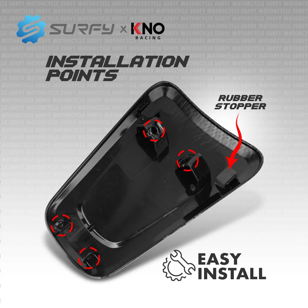 KNO Aerox V2 Gas Tank Cover Trasparent Carbon ABS Plastic Easy Install ...