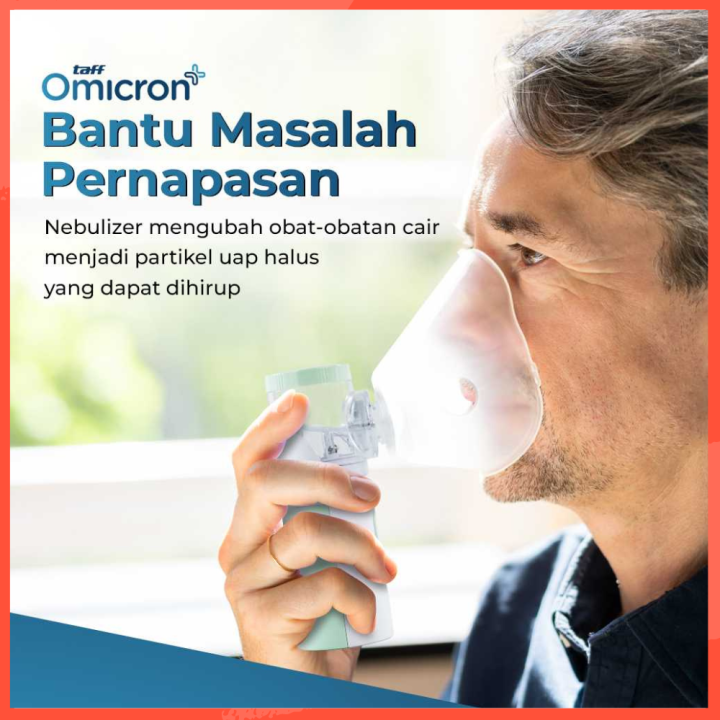 COD TaffOmicron Alat Terapi Pernapasan Handheld Nebulizer Inhaler ...
