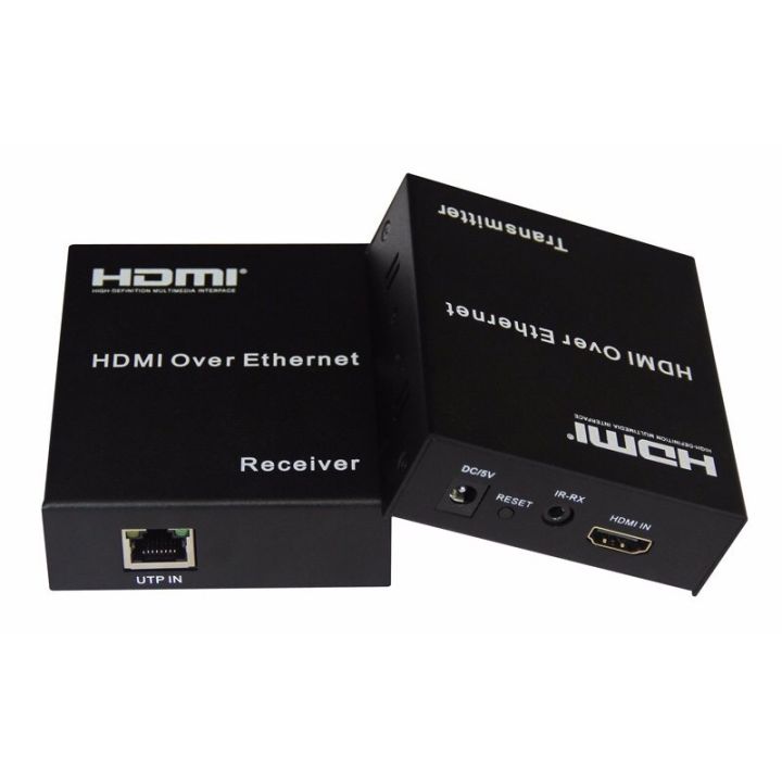 120M HDMI To LAN Port RJ45 Network Cable Extender Over by Cat 5e/6 ...