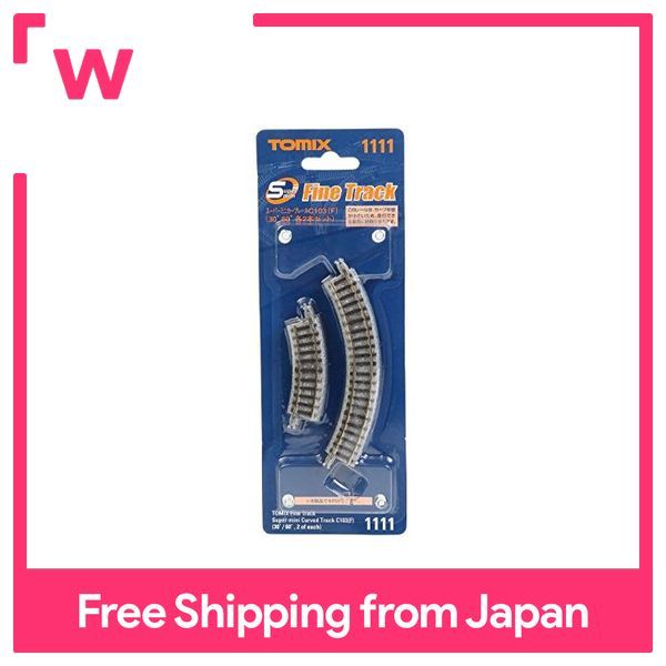 TOMIX N gauge super mini curve rail C103 F 30? 60? 2 each 1111 model railroad supplies | Lazada