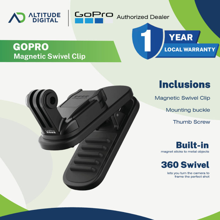 GoPro Magnetic Swivel Clip | Lazada PH