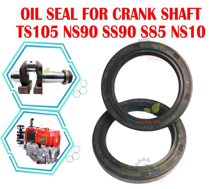 Oil Seal Oilseal for Crankshaft 52-70-9 Yanmar TS105 NS90 SS90 S85 NS10 Water Cooled Diesel ...