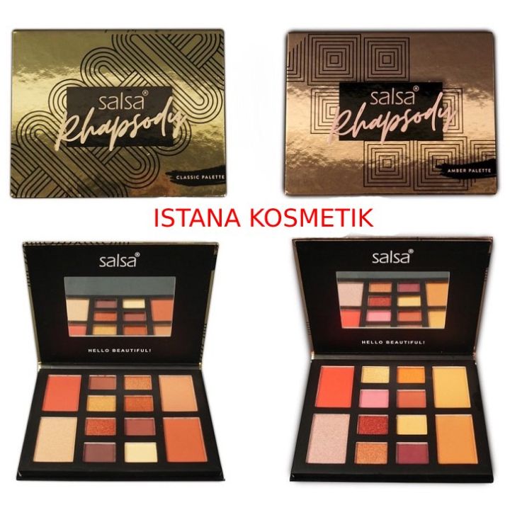 SALSA RHAPSODY FACE PALETTE / MAKE UP KIT / EYESHADOW PALLET | Lazada ...