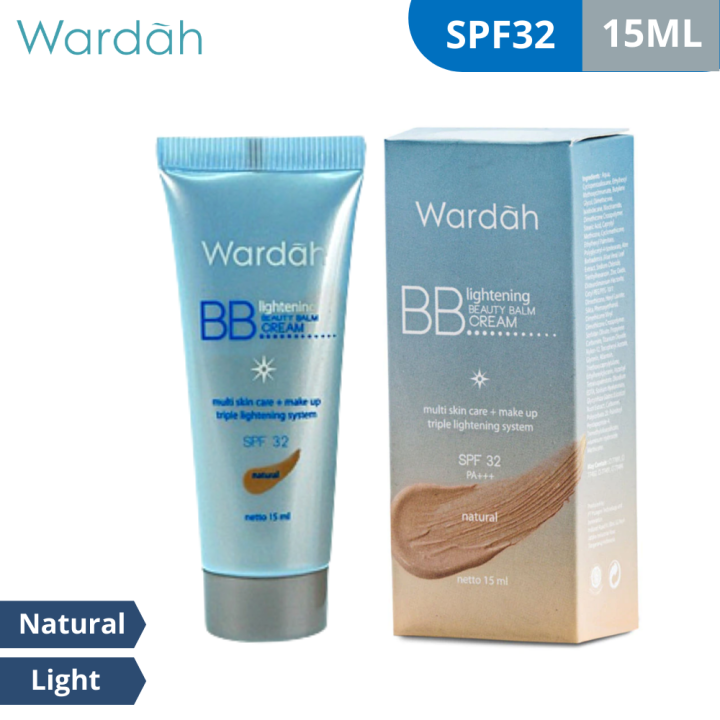 WARDAH LIGHTENING BB Cream NATURAL / LIGHT SPF32 | Lazada