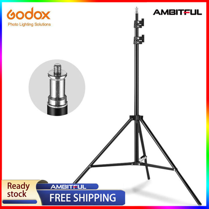 200cm 1/4 Screw Light Stand Tripod Photo Studio Softbox Video Flash ...