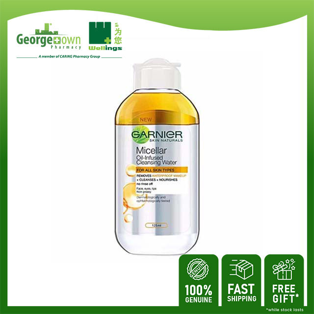 GARNIER MICELLAR OIL-INFUSED CLEANSING WATER 125ML | Lazada