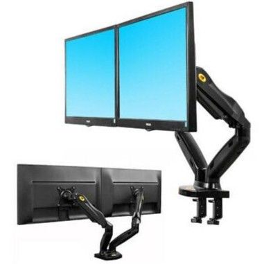 Bracket breket brecket braket monitor pc monitor Dual arm dua monitor ...
