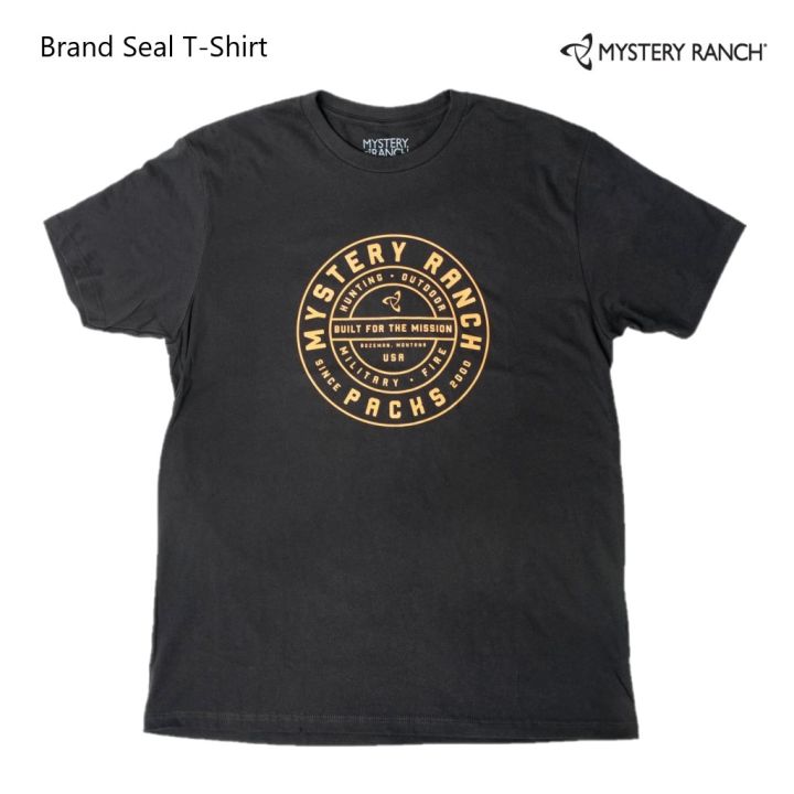 Mystery Ranch Brand Seal T-Shirt เสื้อยืดสำหรับสวมใส่แบบลำลอง ระบายความ ...
