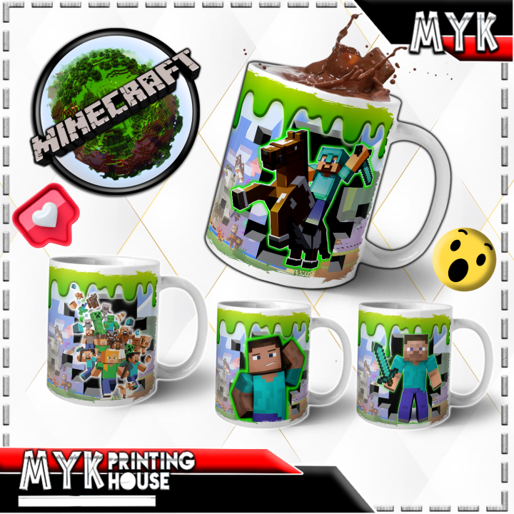 MINECRAFT CHARACTER MUG DESIGN MYK PRODUCTS | Lazada PH