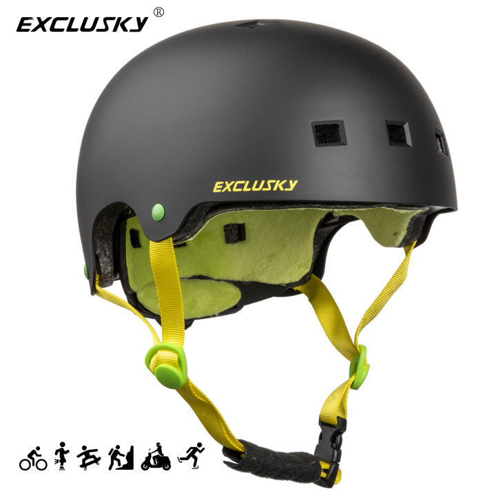 EXCLUSKY Multi-Sports BMX Skateboard Scooter Helmet Bicycle Accessories ...