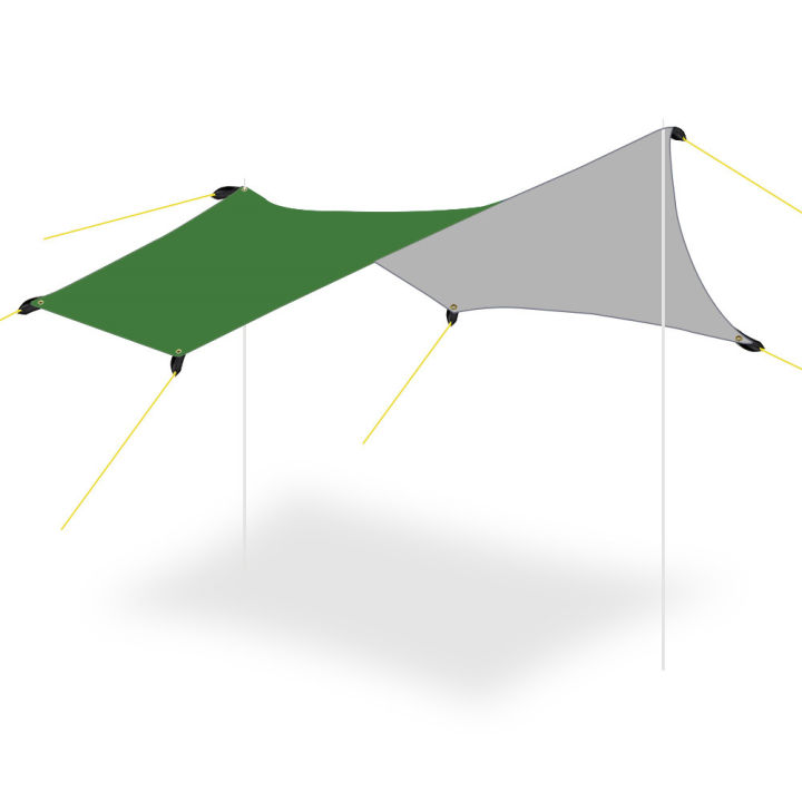 4x3m Waterproof Butterfly Shape Tarp Camping Outdoor Tent Tarapal Sun ...