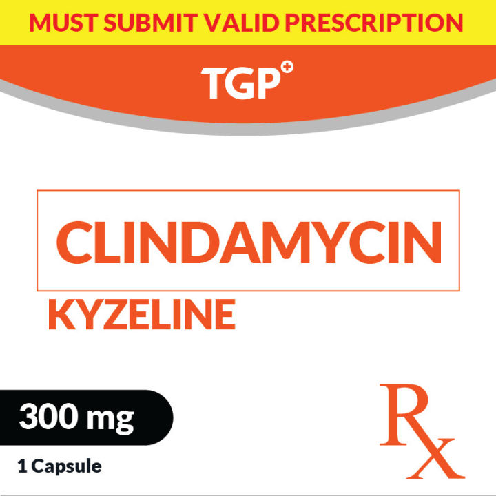 Rx: TGP KYLEZINE Clindamycin Cap 300mg | Lazada PH