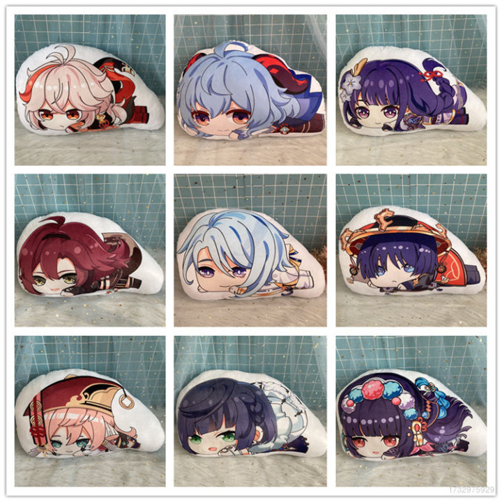 XP Genshin Impact Plush Pillow Heizou Kokomi Miko Ayaka Yelan Beelzebul ...