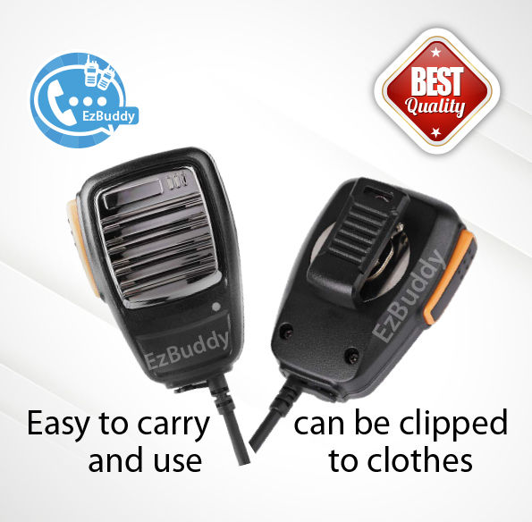 Hand Microphone 2 PIN K Head Handheld Walkie Talkie Speaker Mic Hand ...