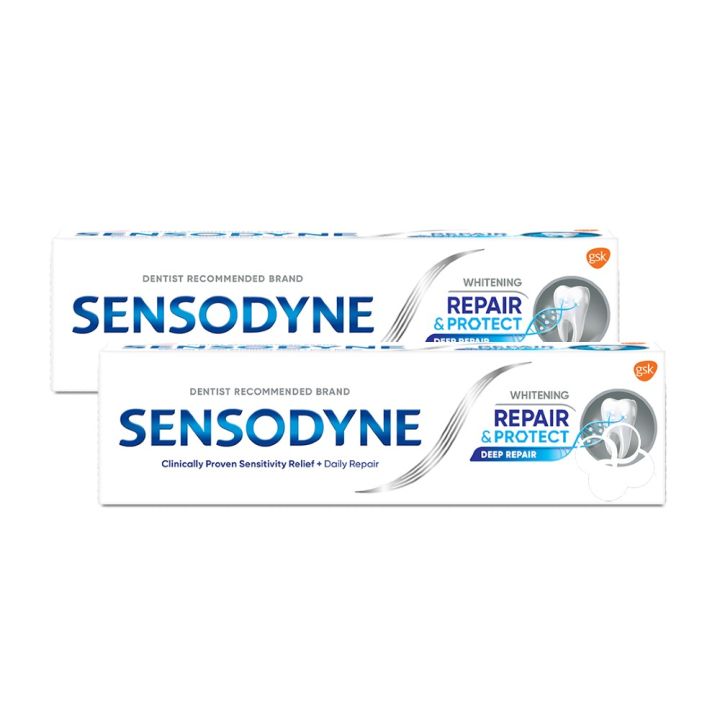 Sensodyne Repair & Protect Whitening Toothpastes 2 x 100g | Lazada PH