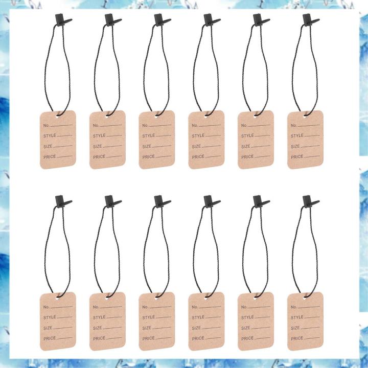 (ABRY) 1000 Pieces Price Tags and Hang Tag String, Clothing Tags for ...