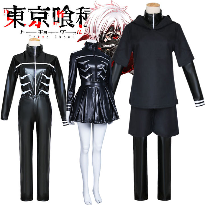 Anime Tokyo Ghoul Kaneki Ken Cosplay Costume Blackening Kaneki Ken ...