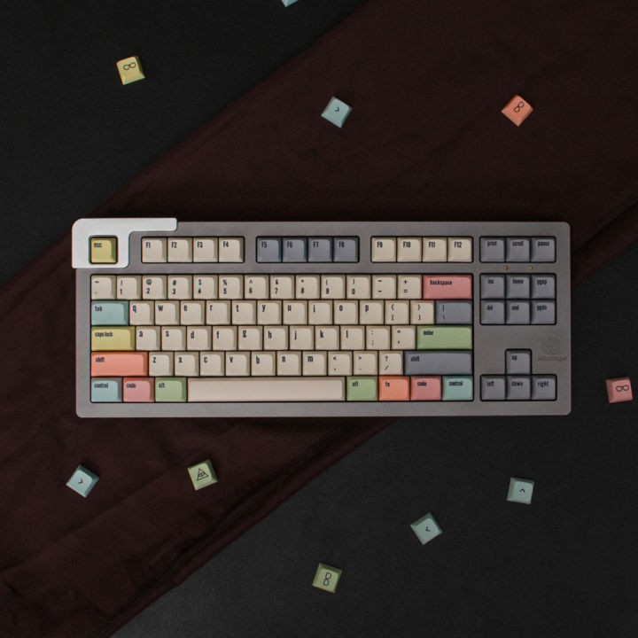 【Keycap Only】134 Keys Canvas Keycaps PBT Dye-Sub XDA Profile Mechanical ...