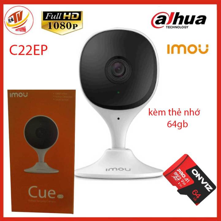 [kèm thẻ 32gb 64gb] Camera IP Wifi IMOU C22EP 2MP - Góc Rộng, Đàm Thoại ...