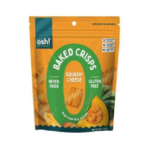 Oh So Healthy Baked Crisps Squash Cheese (50g) | Lazada PH