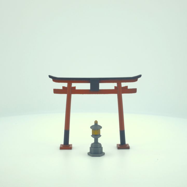 Mô hình mini phong cách Nhật Bản: Torii gate [sưu tầm trưng bày, setup ...