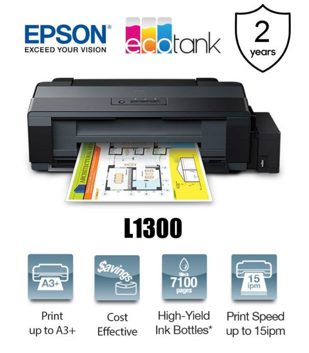 Eps0n L1300 A3 Ink Tank Printer (Brandnew) On-demand inkjet ...