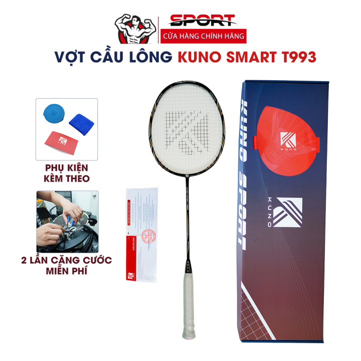 Vợt Cầu Lông KUNO Smart T993 Thiên Công, 4U Carbon Cao Cấp Độ Bền Cao ...