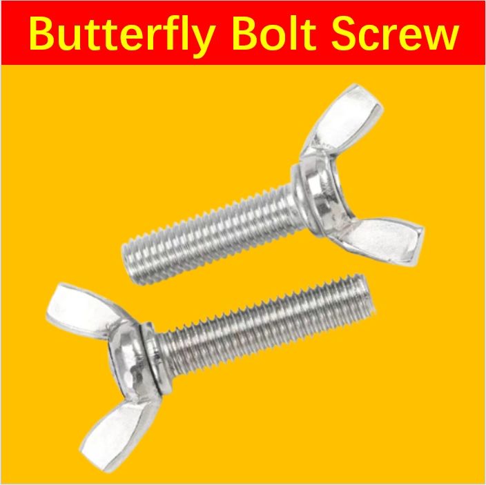 RTK Galvanized Steel Wing Butterfly Bolts Screws 6-8-10mm | Lazada PH