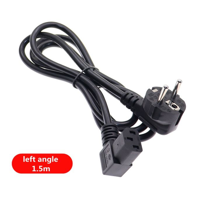 1.5m EU CEE7/7 to IEC C13 Power Cords, 10A/16A, 250V, H05VV-F 0.75mm Cable Schuko 2 prong to C13 ...