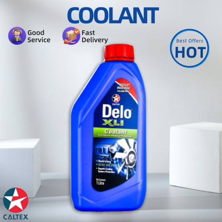 Caltex Delo XLI pre mixed coolant can provide 1 liter of cooling system ...