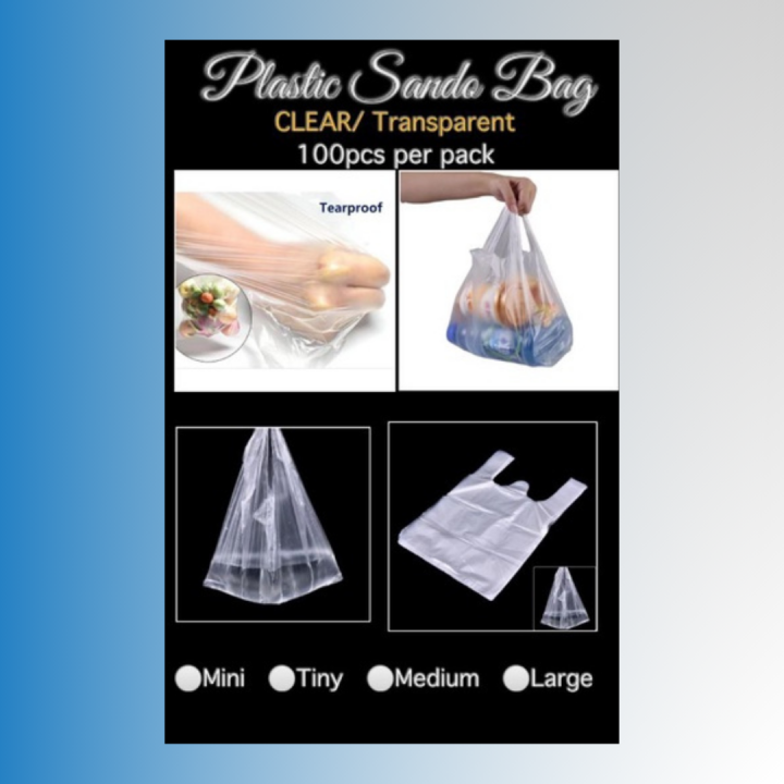 Plastic Sando Bag CLEAR 100pcs | Lazada PH