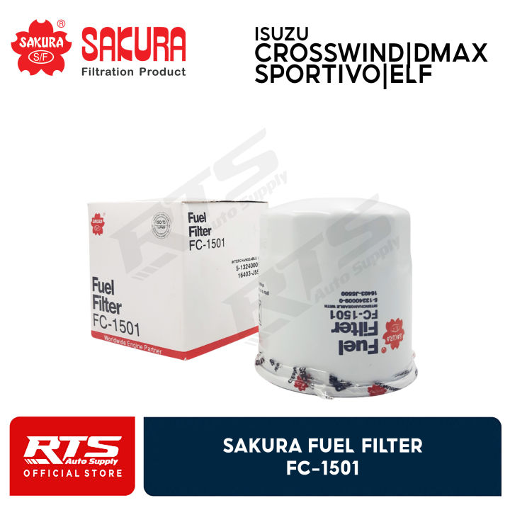 Sakura Fuel Filter for Isuzu Crosswind / Dmax / Sportivo / Elf (FC208A ...